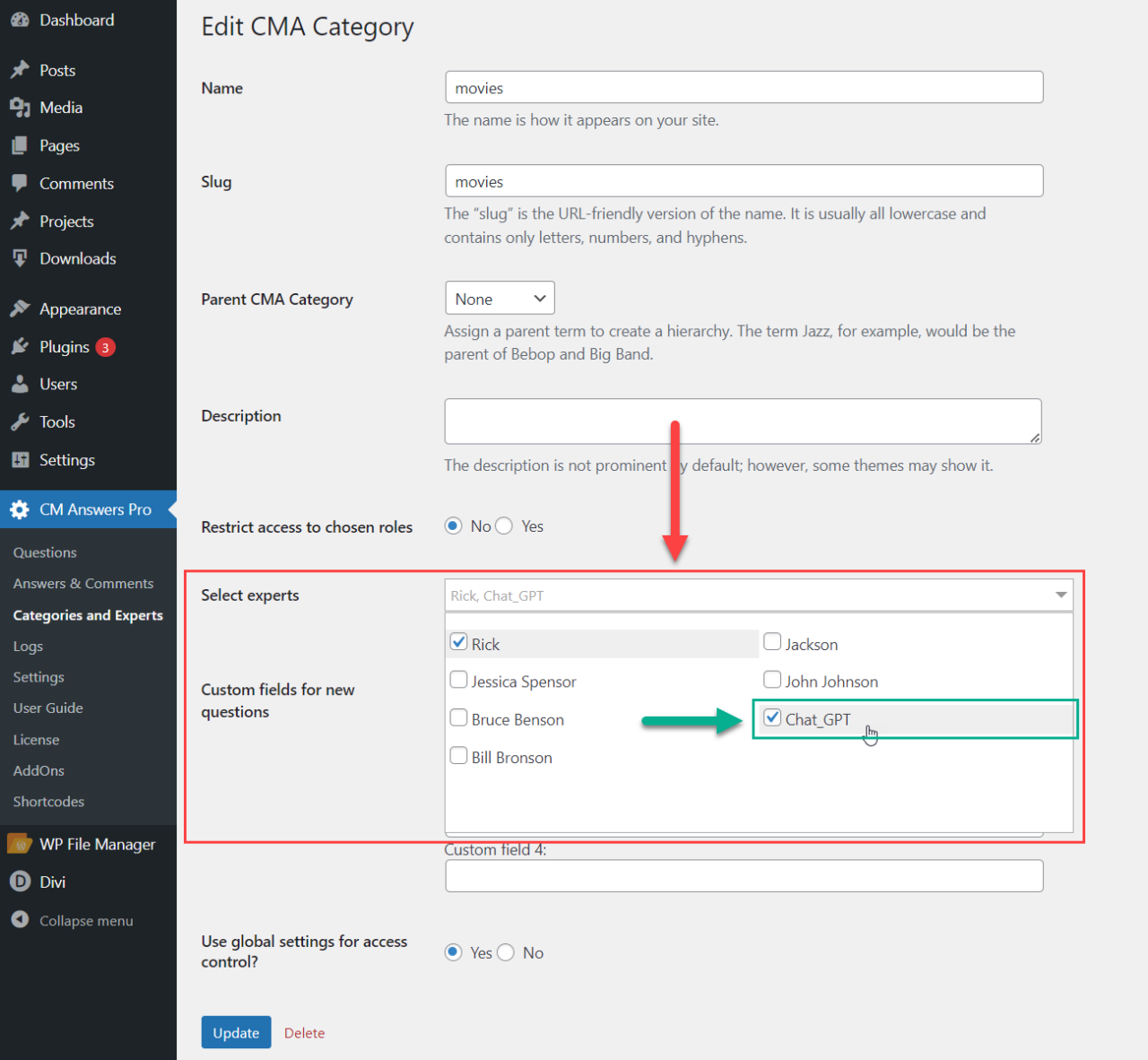 CM Answers – ChatGPT Integration | PeepSo Demo